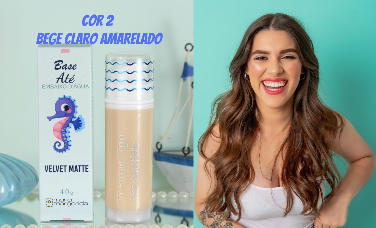 BASE VELVET MATTE ATÉ EMBAIXO D'ÁGUA MARIA MARGARIDA 30ML - Desiderata ...